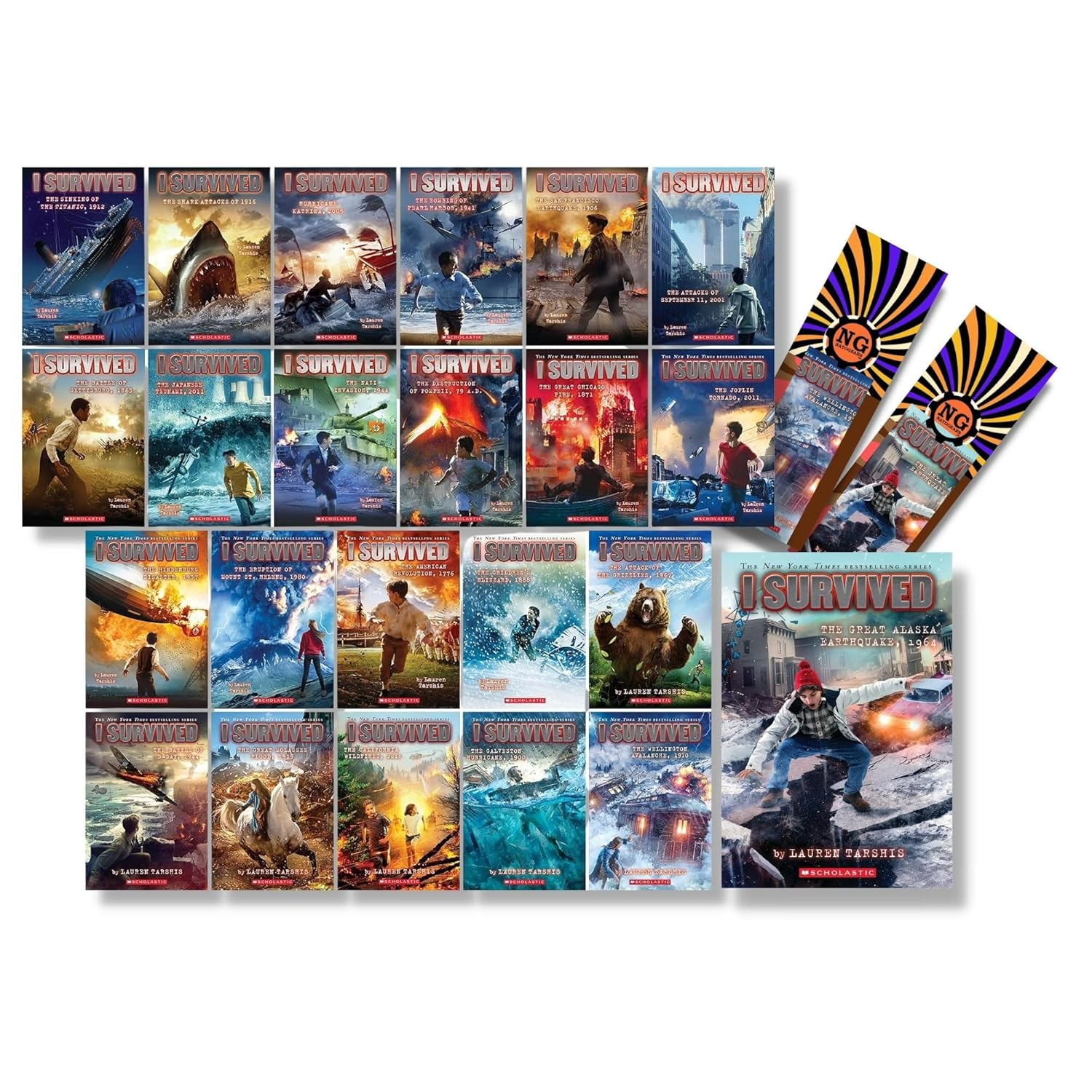 I Survived Series Complete Set - 23 Book Collection: Adventure ...
