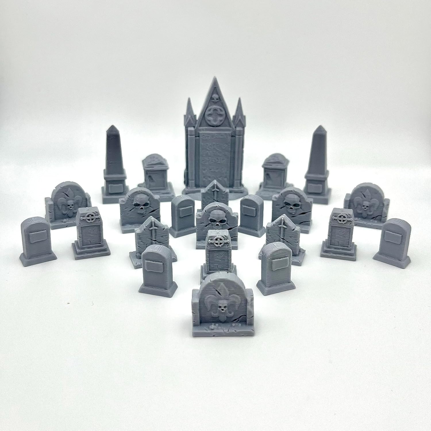 Amazon.com: HAUTICO Graveyard Scene, Terrain Scenery for 28mm ...