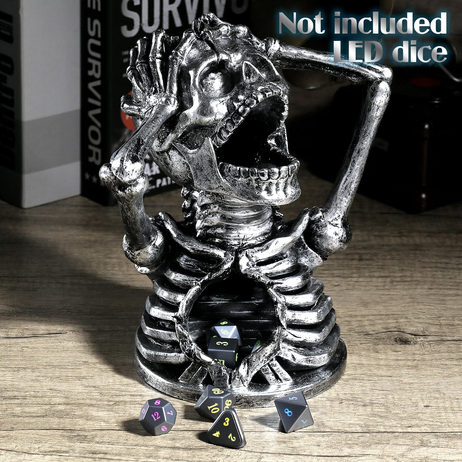 Snapklik.com : DNDND Dice Tower, Skull DND Dice Rolling Tower For ...