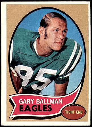 Amazon.com: 1970 Topps # 47 Gary Ballman Philadelphia Eagles (Football ...