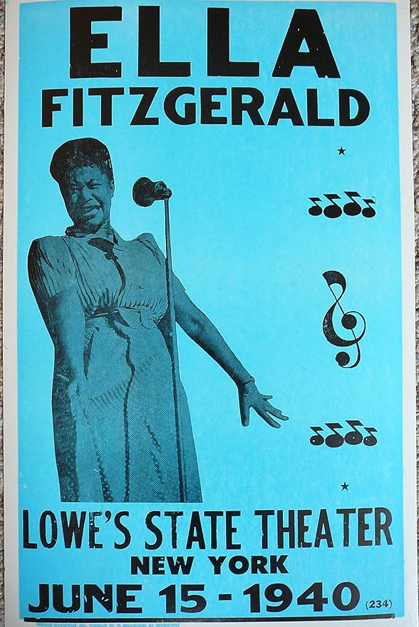 Amazon.com: Ella Fitzgerald in New York Poster: Prints: Posters & Prints