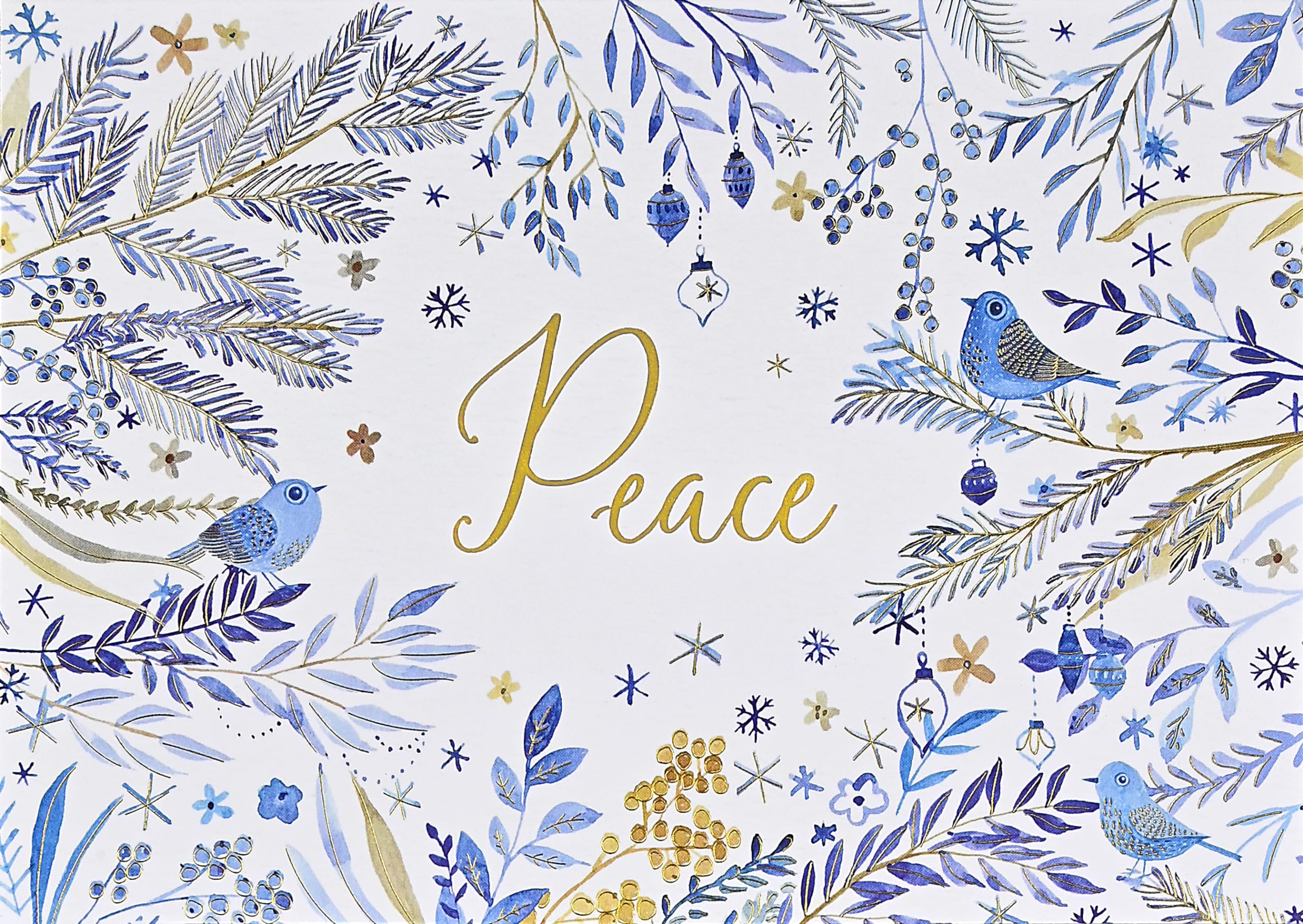 Winter's Song Deluxe Boxed Holiday Cards (20 cards, 21 self-sealing ...
