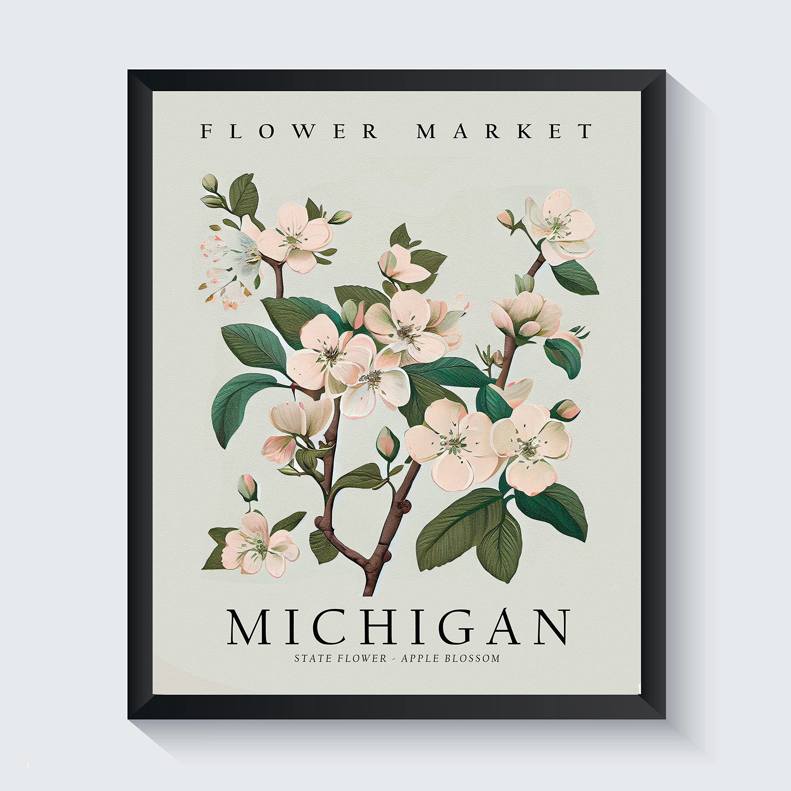 Michigans State Flower Drawing