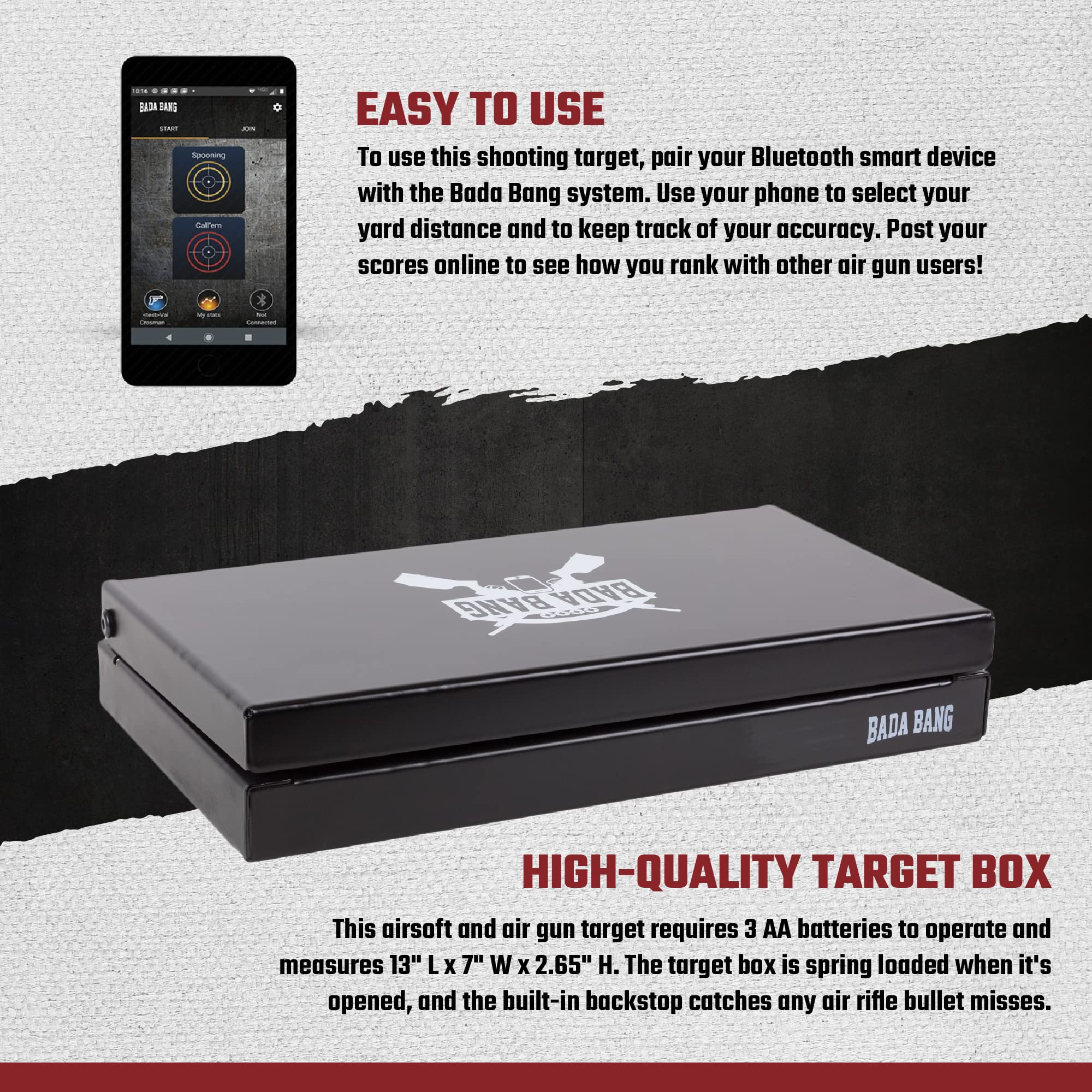 Snapklik.com : Air Venturi Bada Bang Interactive Target-Shooting System