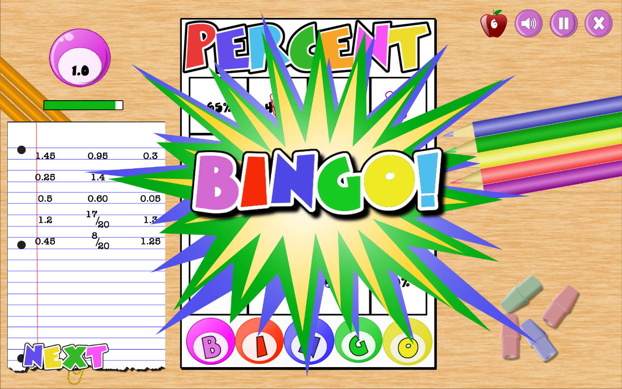 Percent Bingo - App on Amazon Appstore