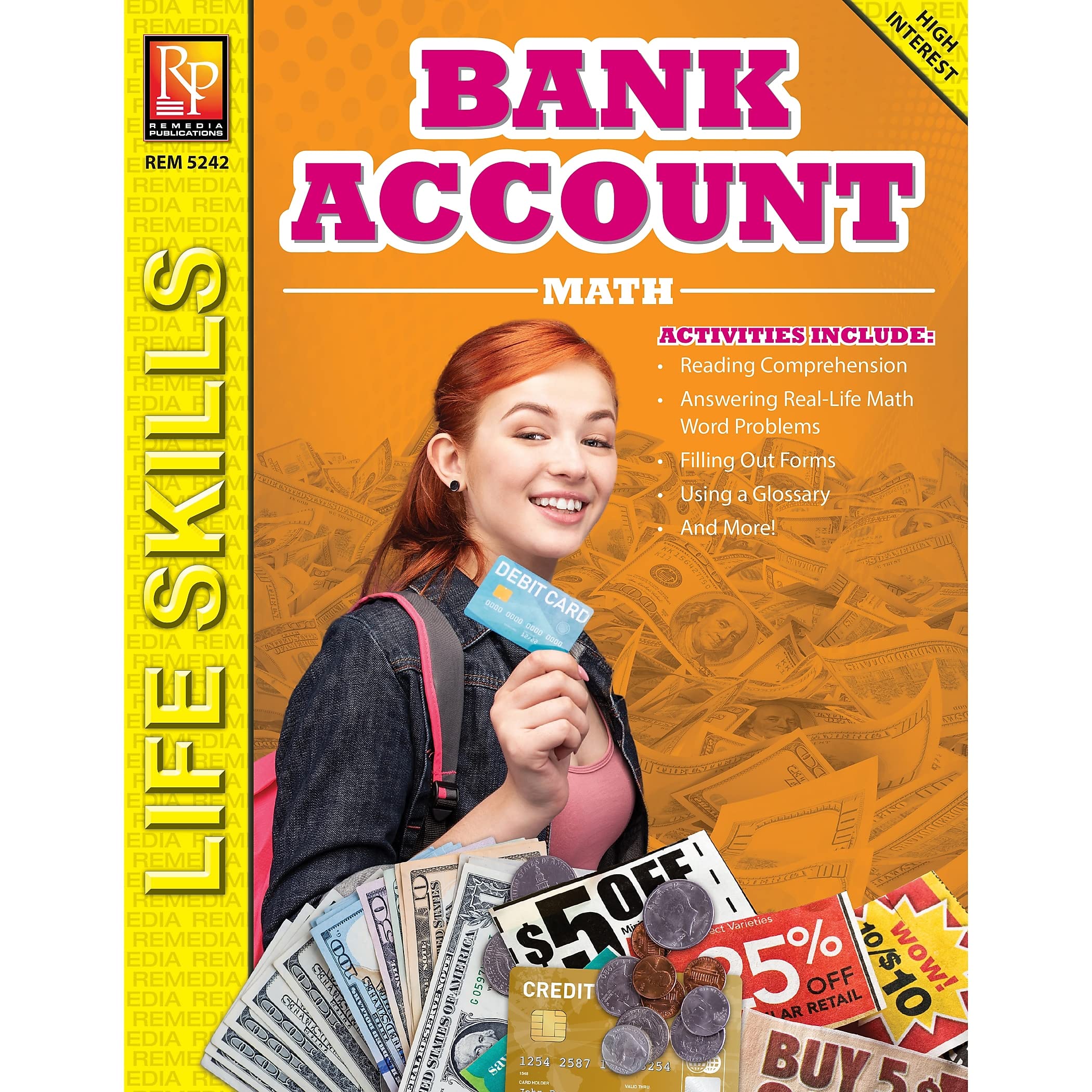 Bank Account Math: Life Skills Math Series: Sue LaRoy, Remedia ...