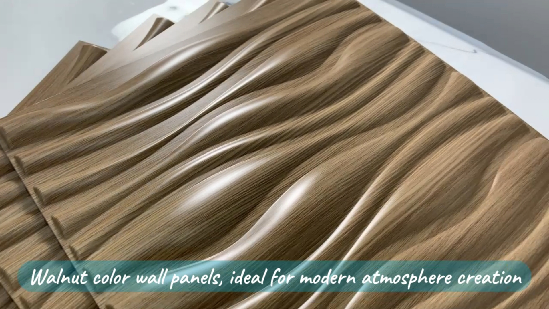 Watch Art3d PVC Wave Board Textured 3D Wall Panels A10037WL on Amazon Live
