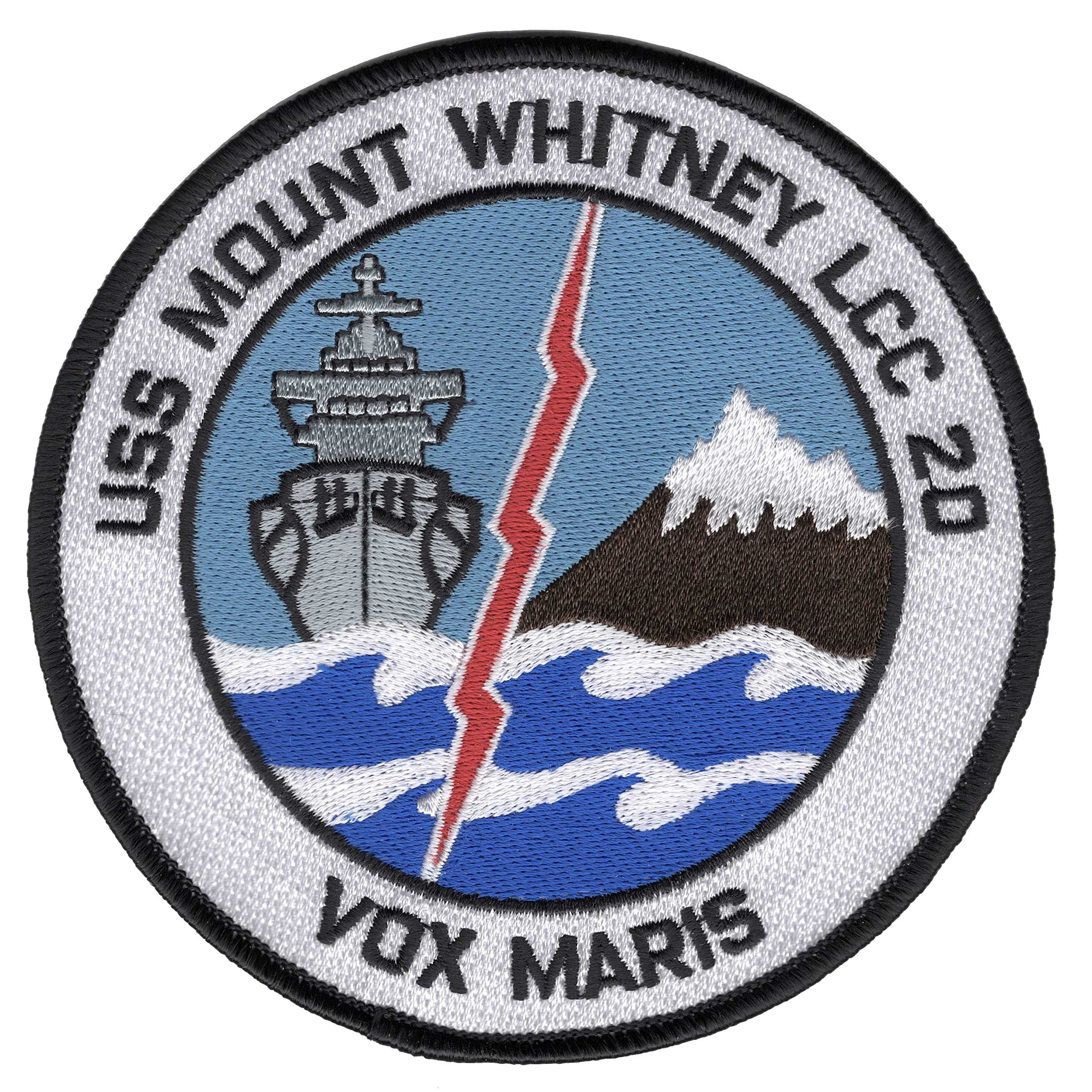 Amazon.com: LCC-20 USS Mount Whitney Patch : Clothing, Shoes & Jewelry