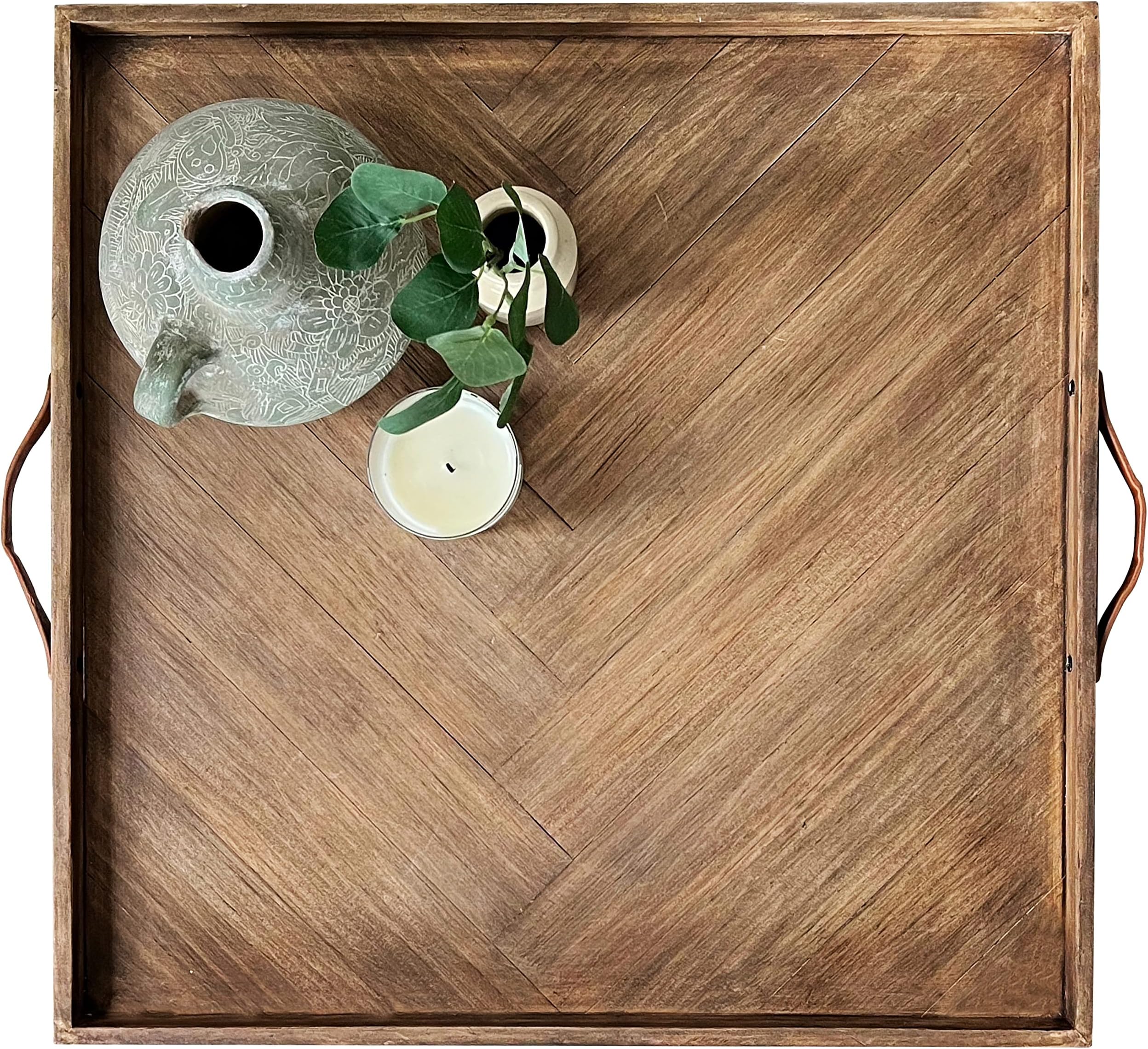 Amazon.com: EXISTING 23x23 Inch Tray for Ottoman, Serving Tray with ...