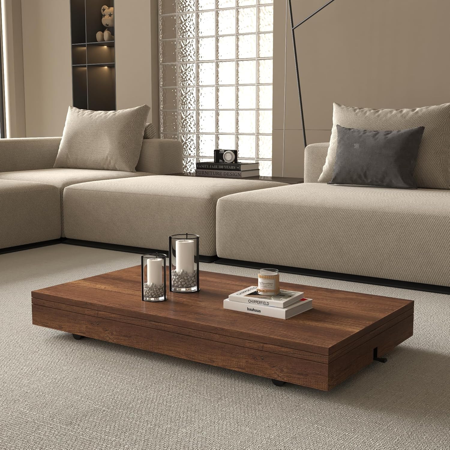 Zen Extendable Convertible Coffee to Dining Table-7 Different ...