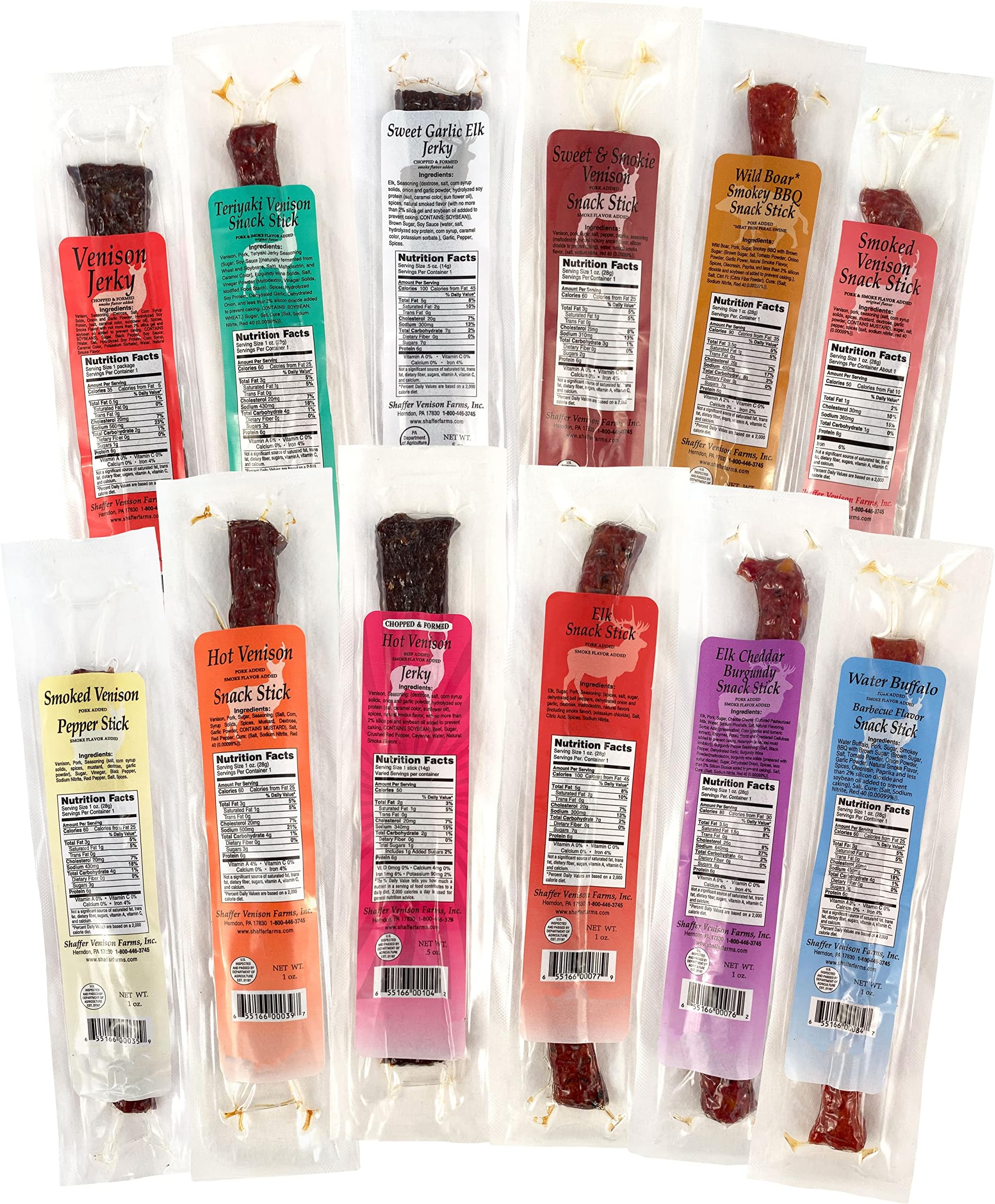 Amazon.com: Jerky Dynasty The Ultimate 27-Piece Exotic Jerky Gift Set ...