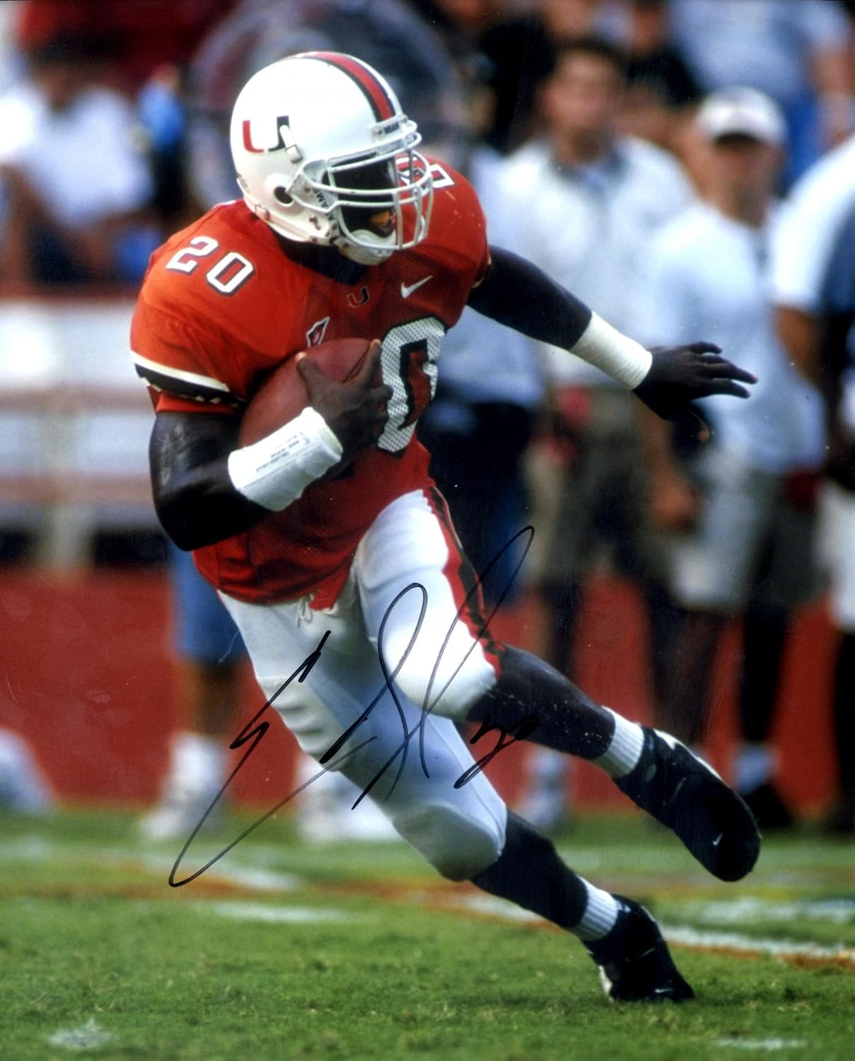 Ed Reed Miami Hurricanes Signed Photo - 8x10 - Autographed NFL Photos ...