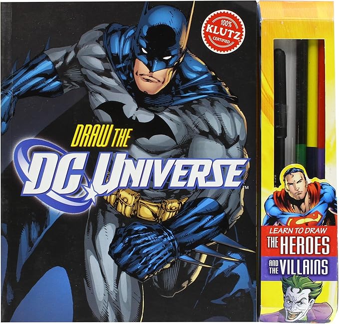 Amazon.com: Klutz DC Universe Book Kit: Childrens Drawing Pads And ...