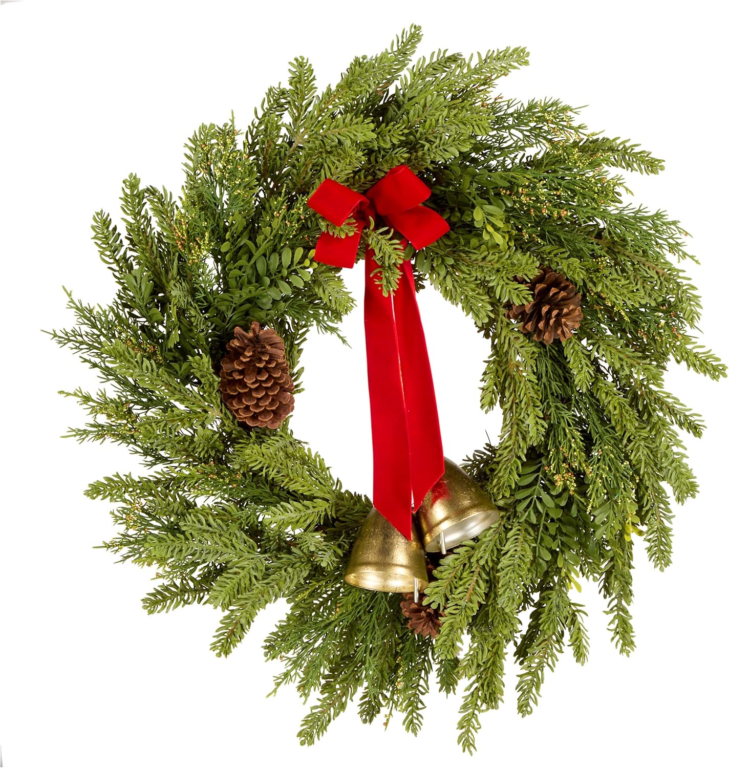 Amazon.com: National Tree Company Artificial Christmas Wreath, Green ...