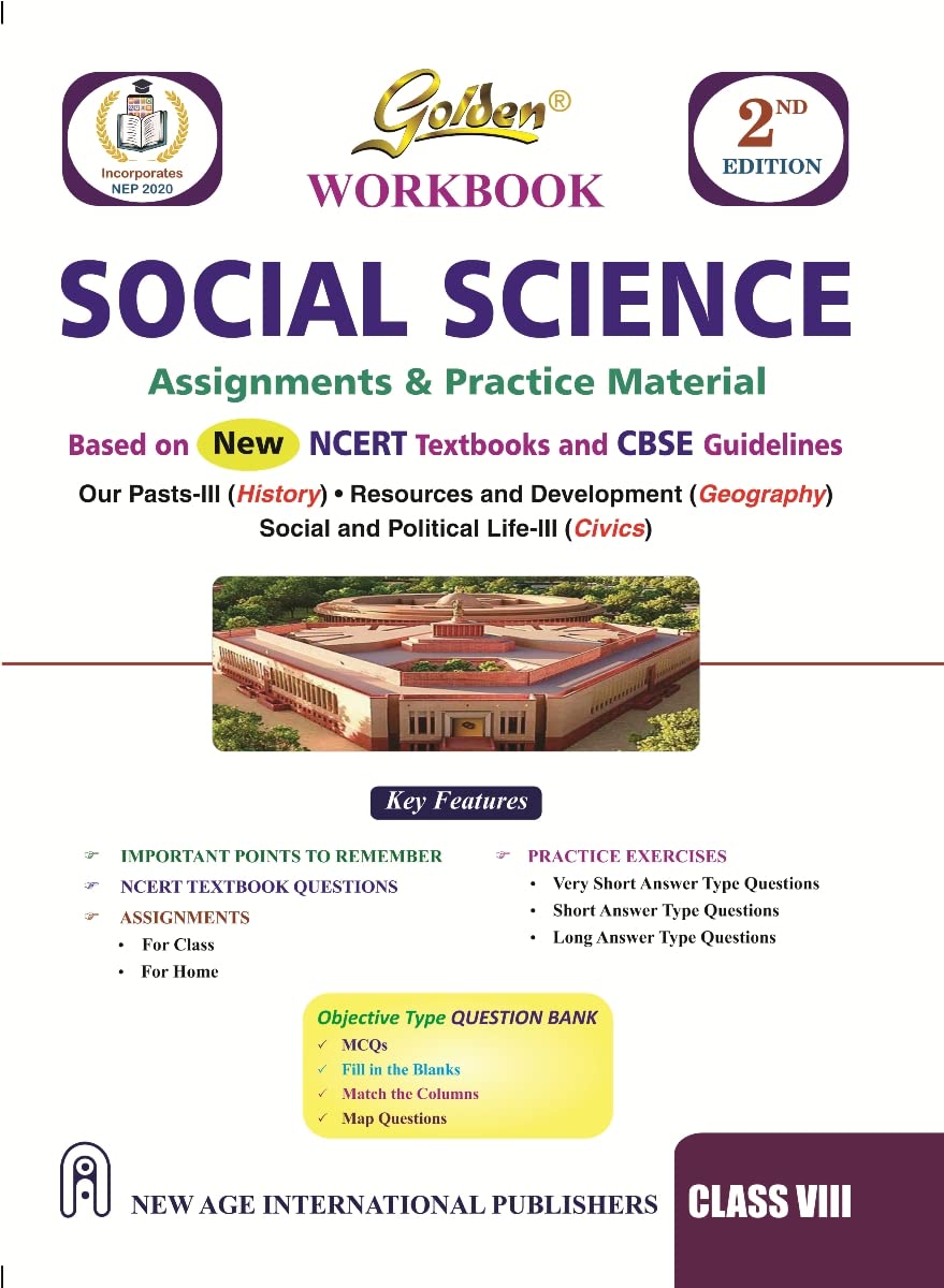 Golden Social Science Workbook: Assignments & Practice Material (Based ...