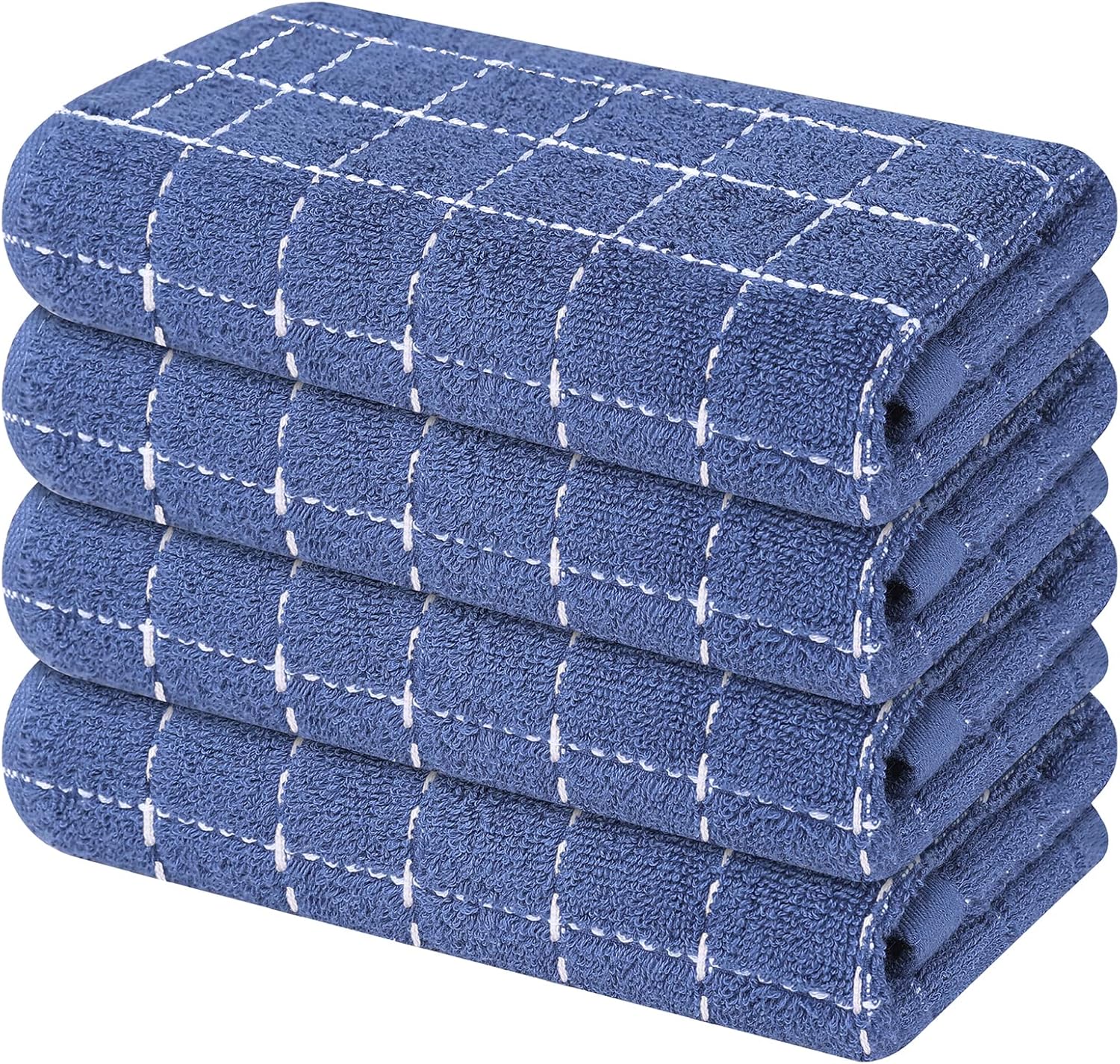 Amazon.com: Mordimy 100% Cotton Terry Cloth Kitchen Towels, Super Soft ...