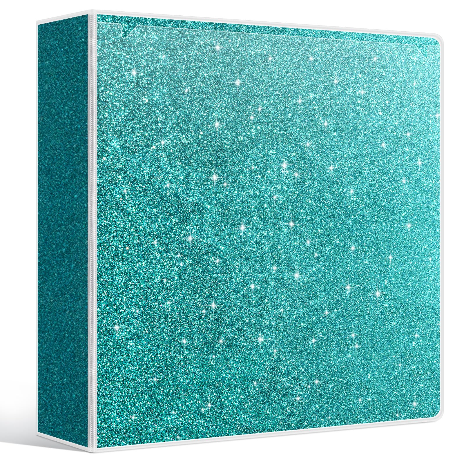 Amazon.com : EYROZILL 2 Inch Binder 3 Ring Glitter Binder for School ...