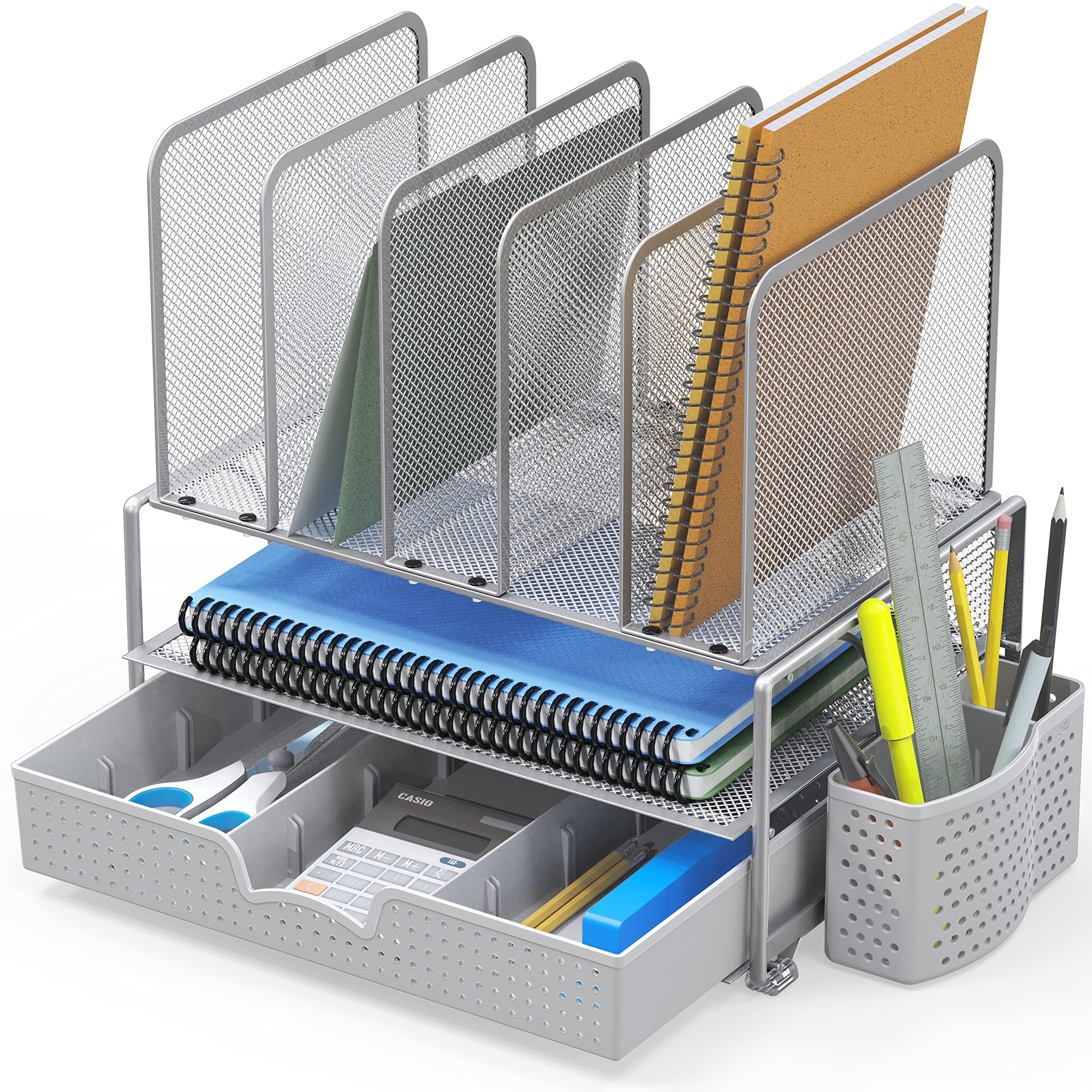 Snapklik.com : SimpleHouseware Mesh Desk Organizer