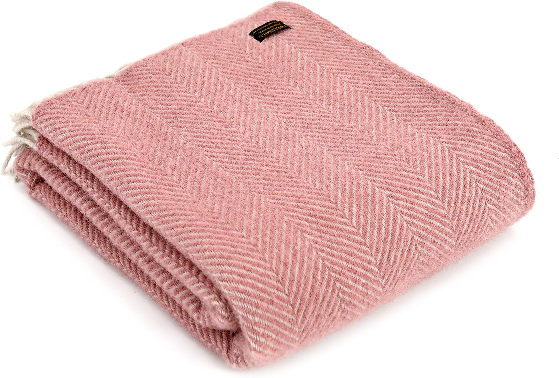 Tweedmill Textiles 100% Pure New Wool Sofa Bed Throw Blanket - Beehive ...