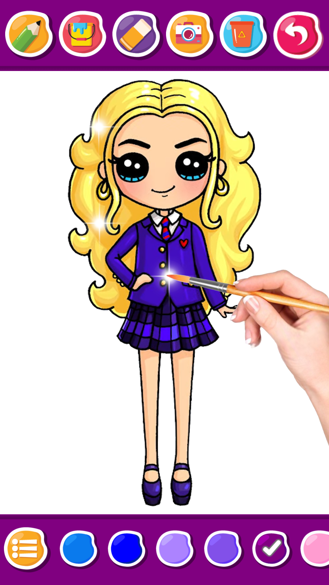 Diaries Painting Glitter Dork Coloring Book - App on Amazon Appstore