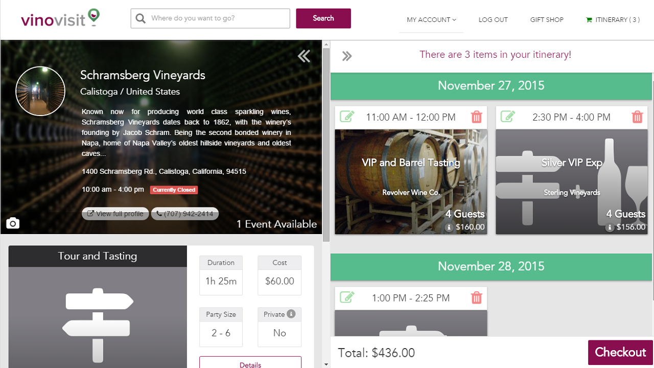 VinoVisit - Wine Tastings and Events - App on Amazon Appstore