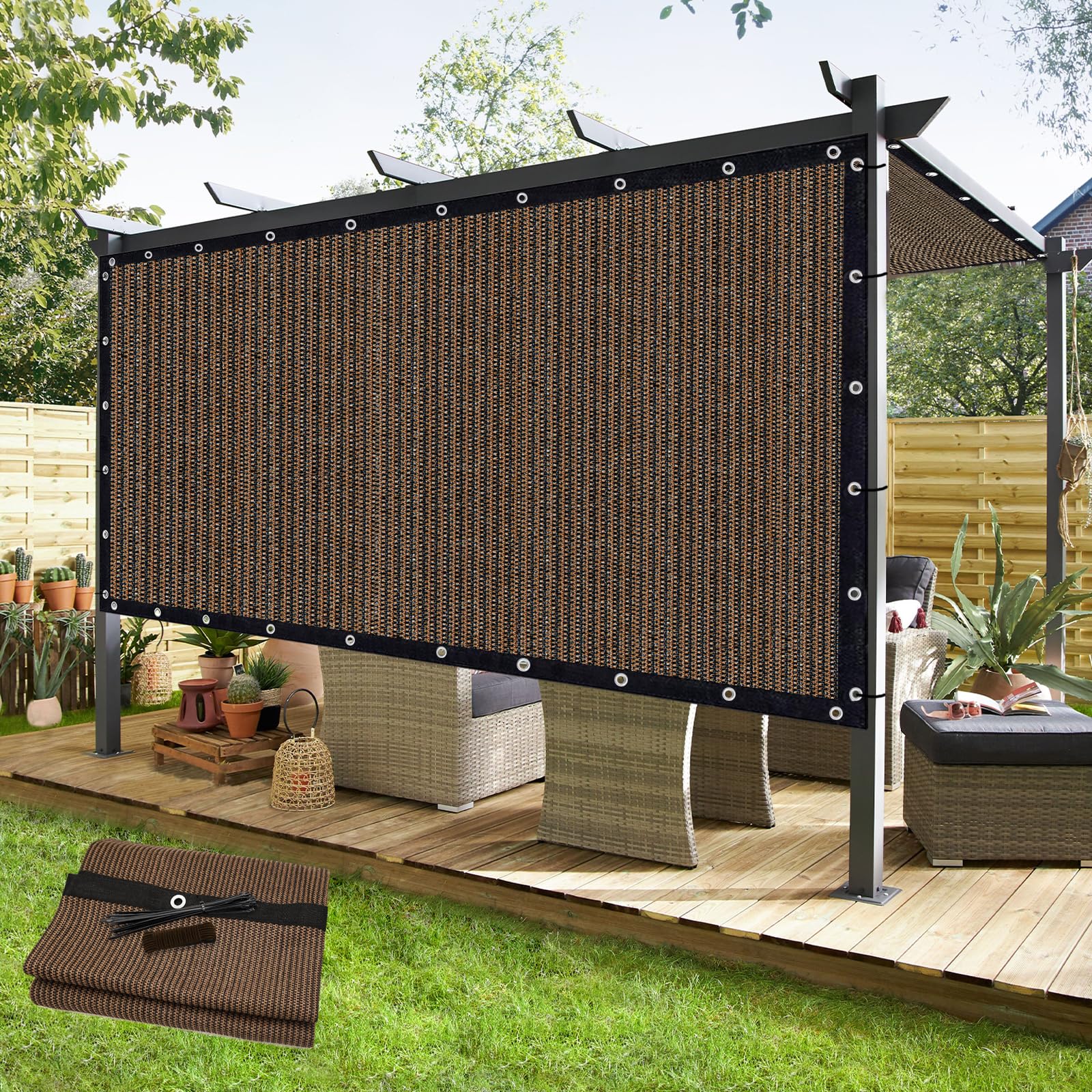 Snapklik.com : KANAGAWA 90% Sun Shade Cloth 6X11 Custom Sizes Outdoor ...