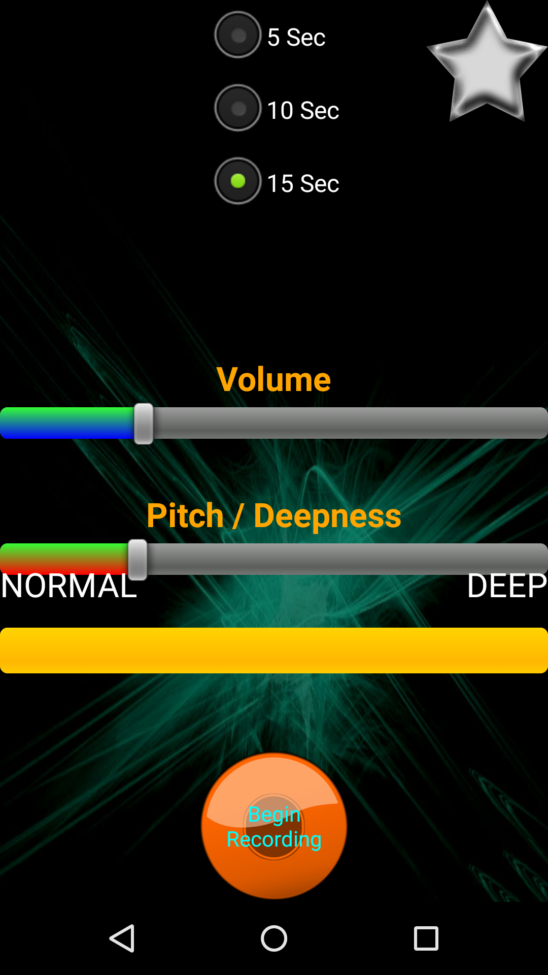 Aplicación Deep Voice Changer / Low Pitched Voice en Amazon Appstore