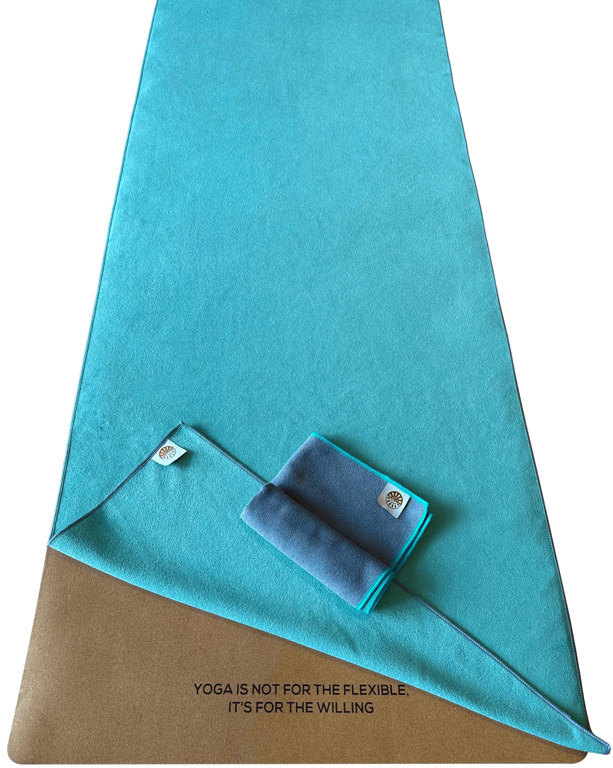 Amazon.com: Large Yoga Mat Towel for Hot Yoga – Non Slip Large ...