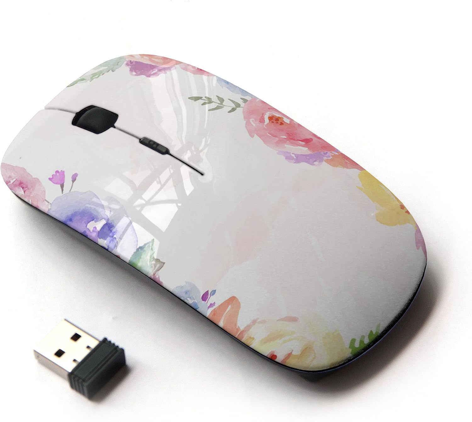 Amazon.com: KawaiiMouse [ Optical 2.4G Wireless Mouse ] Floral Bouquet ...