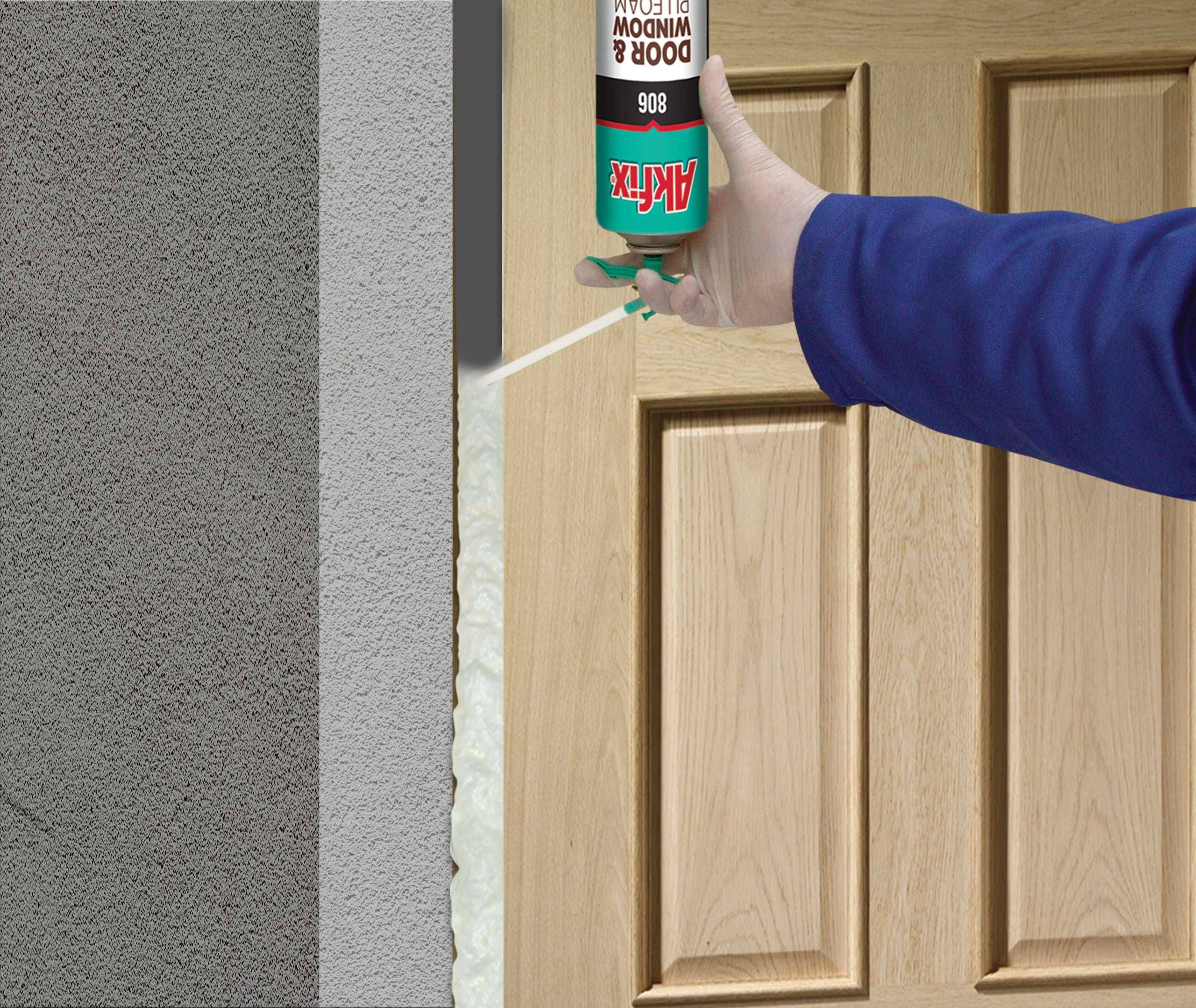 Snapklik.com : Akfix 806 Door And Window Spray Foam Insulation Can ...