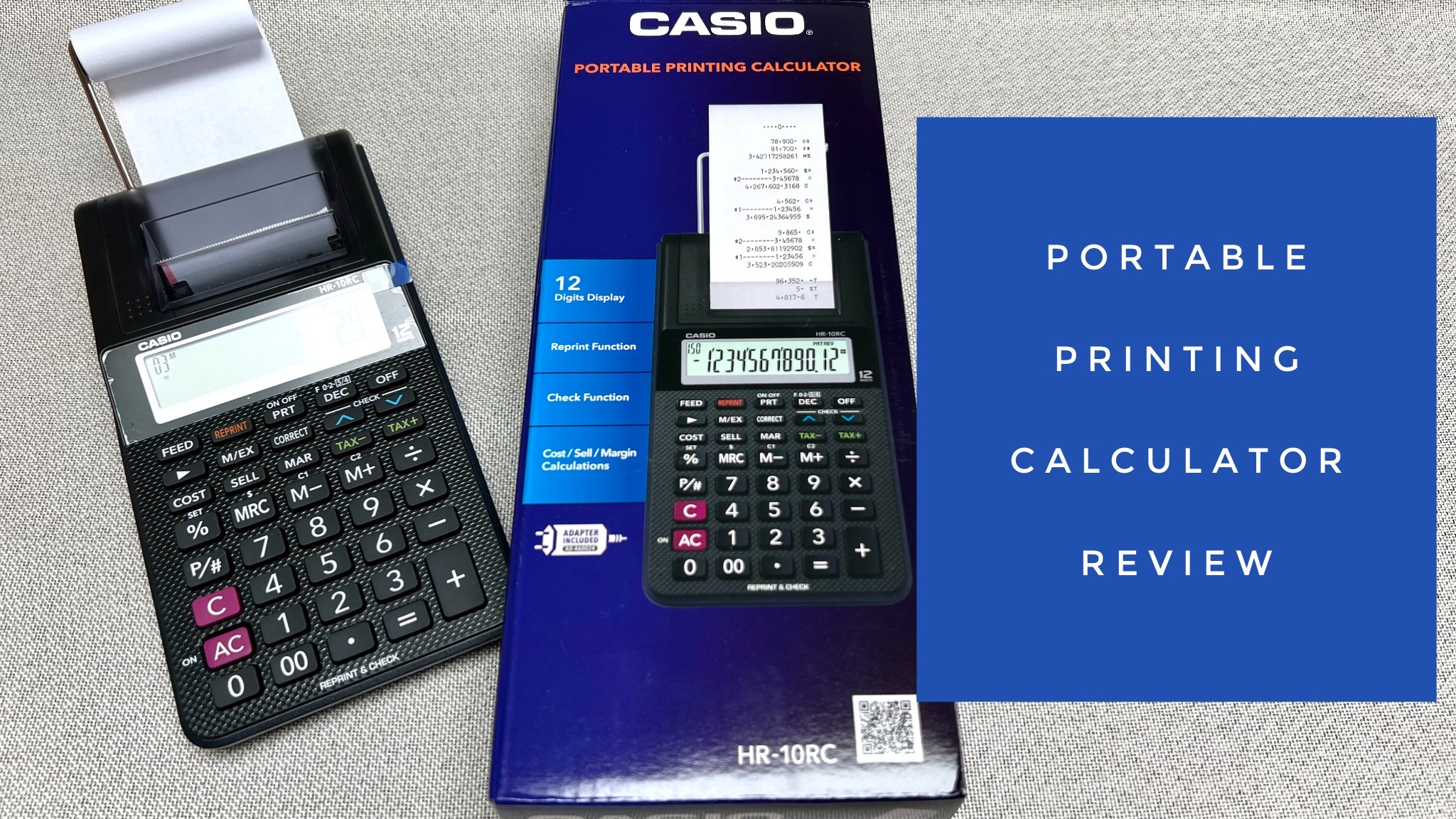 Watch Casio Portable Calculator that Prints. So Convenient! on Amazon Live