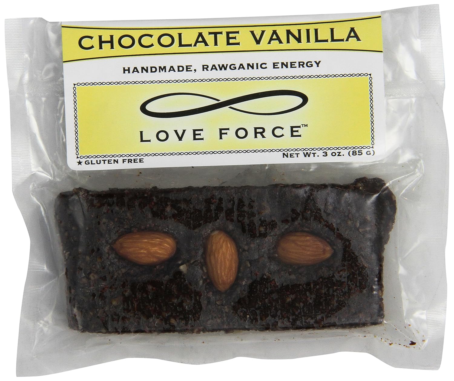 Amazon.com: Love Force Chocolate Vegan Energy Bar, Vanilla Rawganic, 3 ...