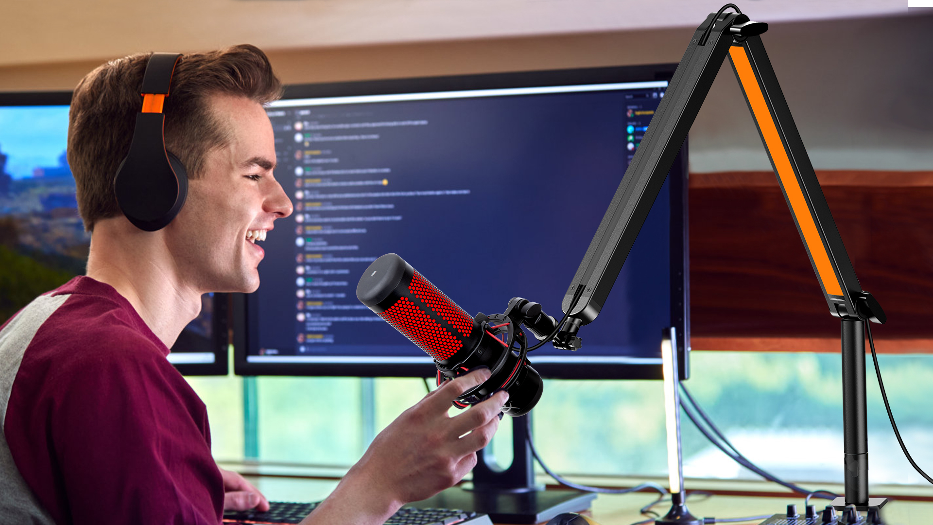 Watch Personalized Premium Microphone Boom Arm by YOUSHARES on Amazon Live