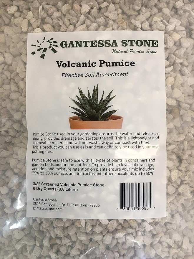 Amazon.com : Gardening Pumice for Plants Soil Amendment | 3/8" Screened ...