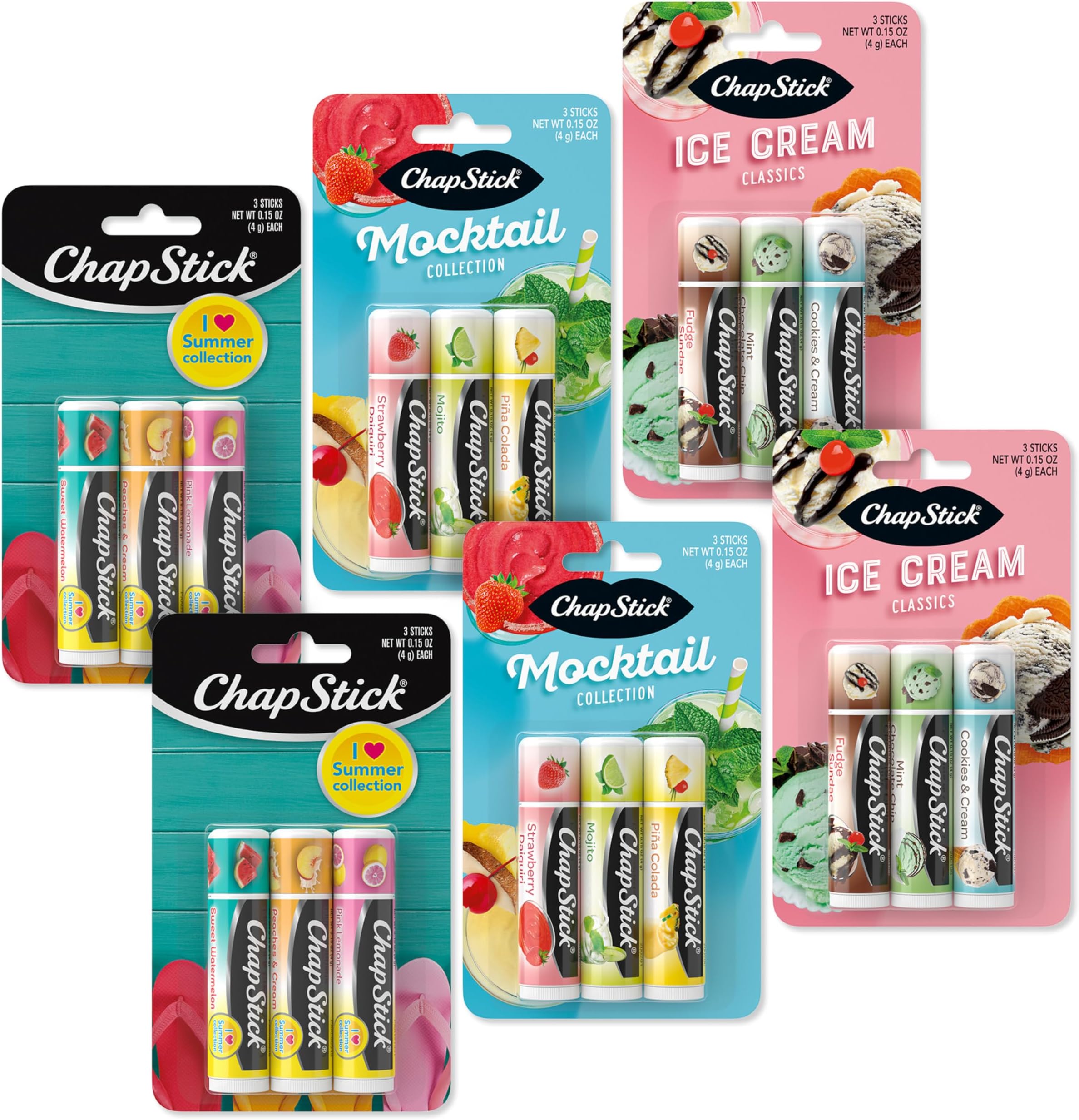 Amazon.com: Chap Stick Lip Balm Variety Pack Assorted Flavors Original ...