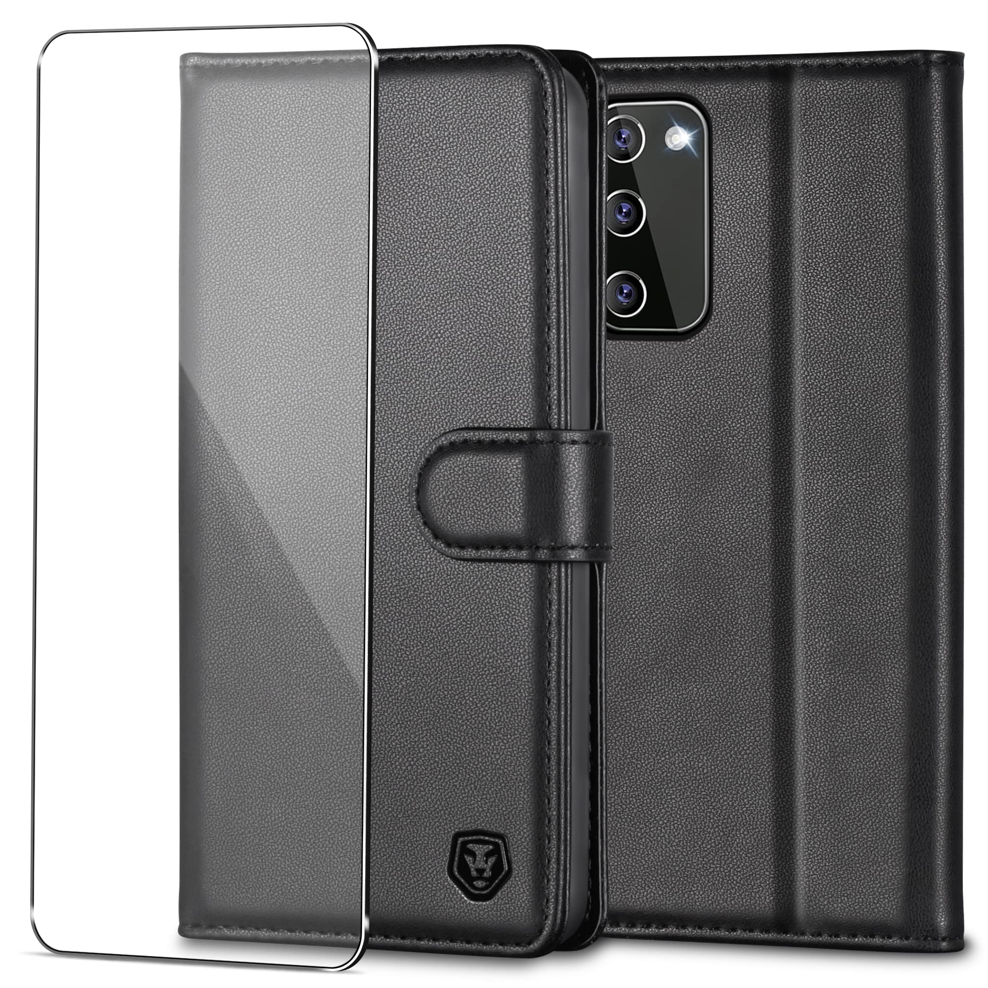 Kuafcase for Samsung S20 FE Case with 1 Screen Protector, Wallet ...