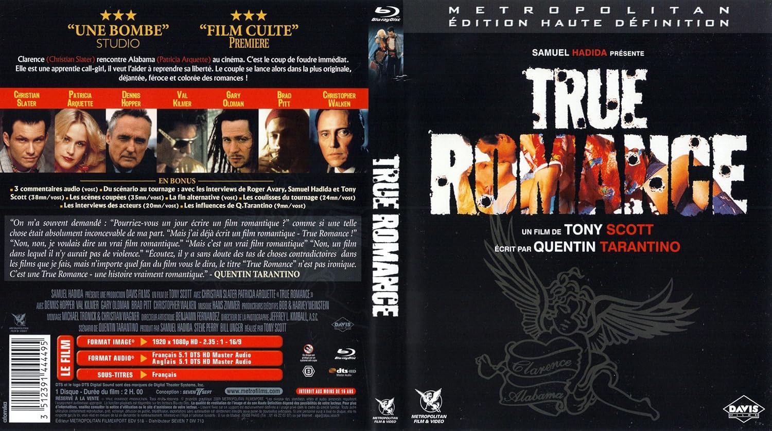 True Romance [Blu-ray]: Amazon.co.uk: Hopper Dennis: DVD & Blu-ray