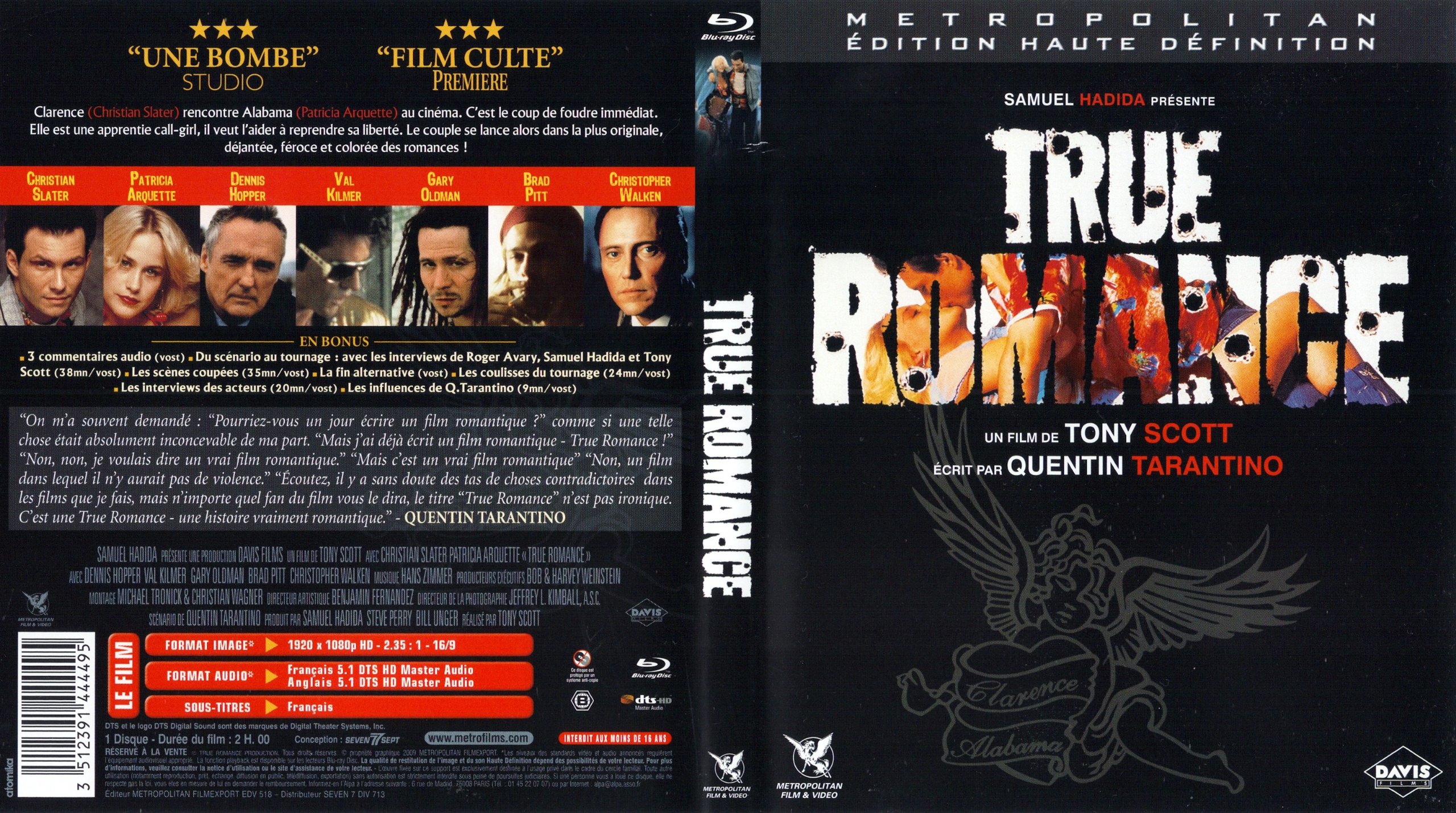 True romance [Blu-ray] [FR Import]: Amazon.de: Slater, Christian ...