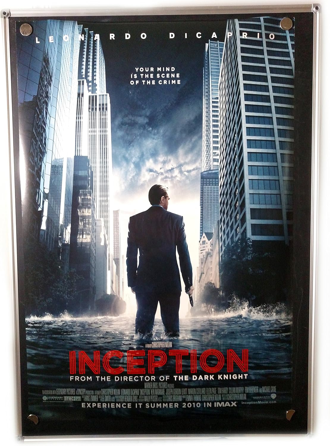 Inception Leonardo DiCaprio Original Double Sided 27x40 Movie Poster ...