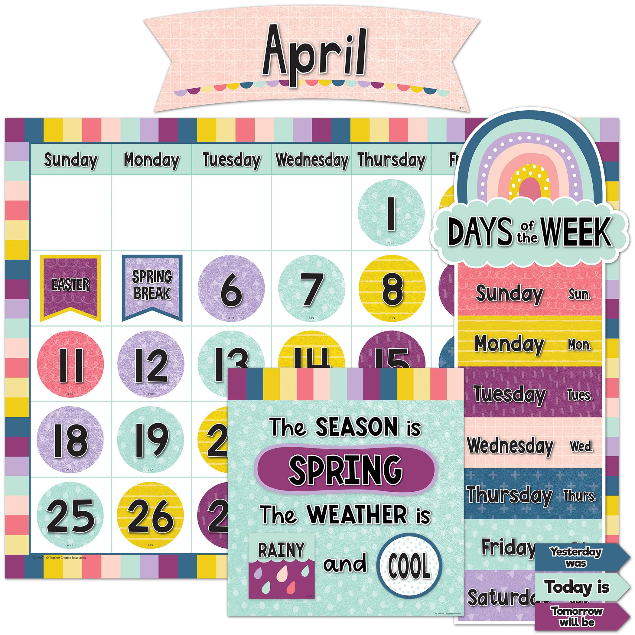 Snapklik.com : Teacher Created Resources Oh Happy Day Calendar Bulletin ...
