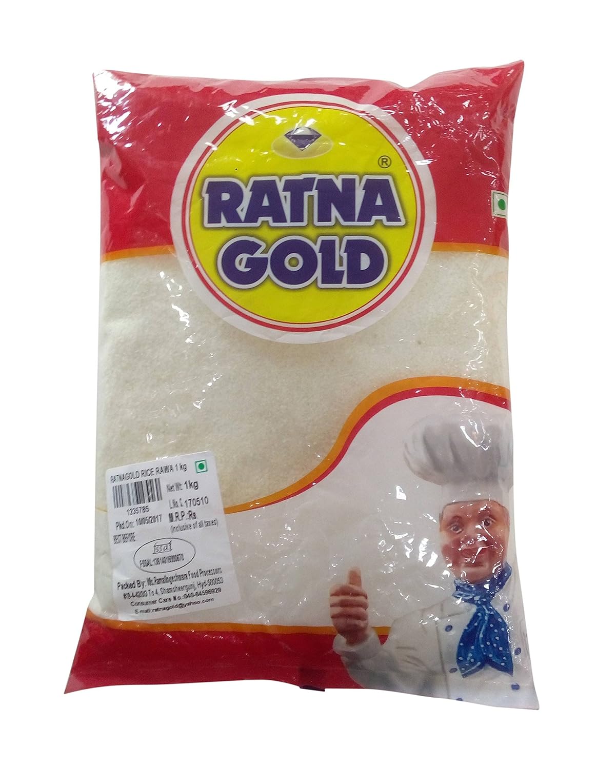 Ratna Gold Rice Rawa, 1kg Pouch : Amazon.in: Grocery & Gourmet Foods