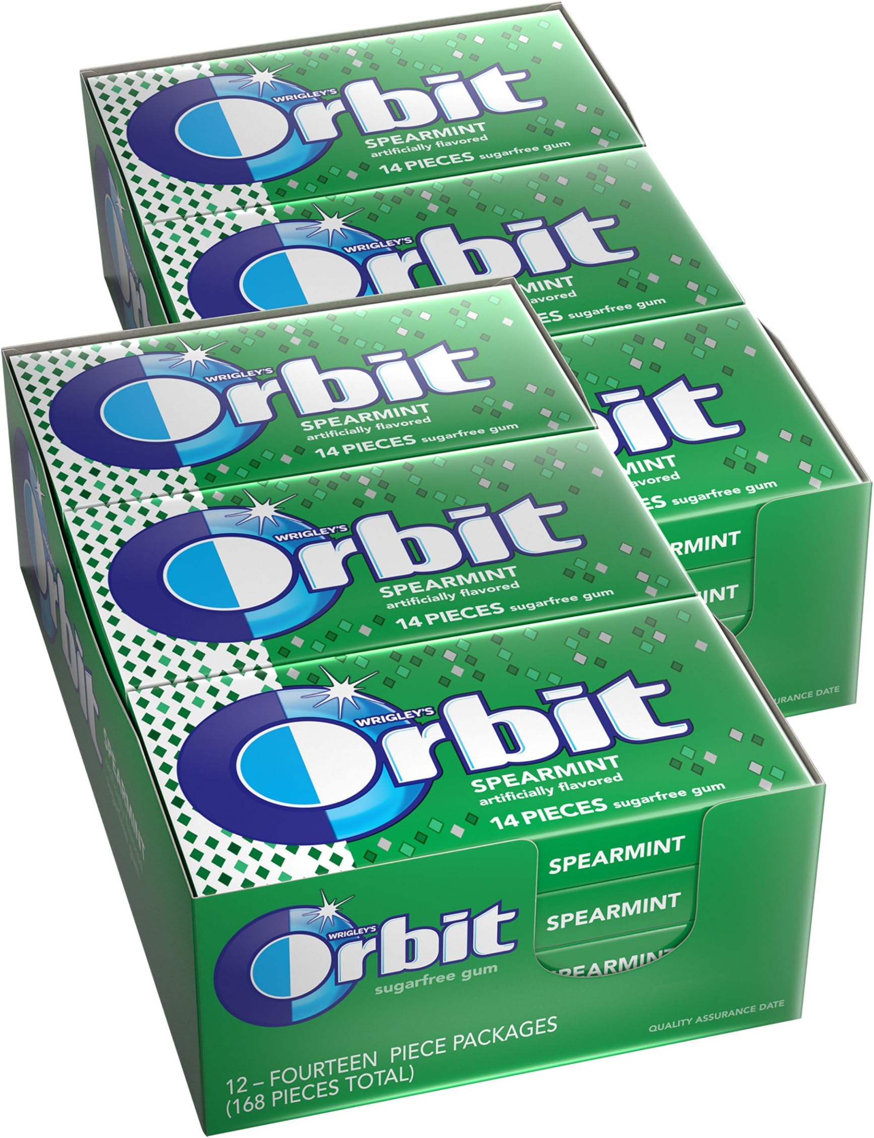 Amazon.com : Orbit Peppermint Sugar Free Chewing Gum - 32.1 Oz, 30 ...