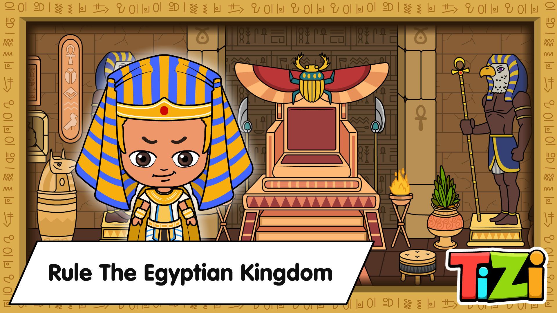 Ancient Egypt Games - Tizi Town Egyptian Museum For Kids - App on ...
