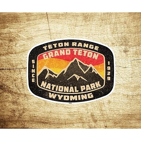 Amazon.com: Yellowstone National Park Vinyl Decal Wyoming Sticker ...