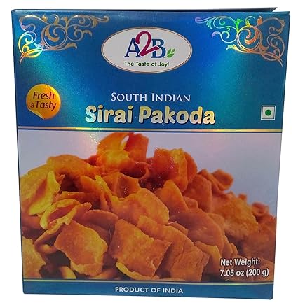 A2B Snacks - Sirai Pakoda, 200g Carton : Amazon.in: Grocery & Gourmet Foods