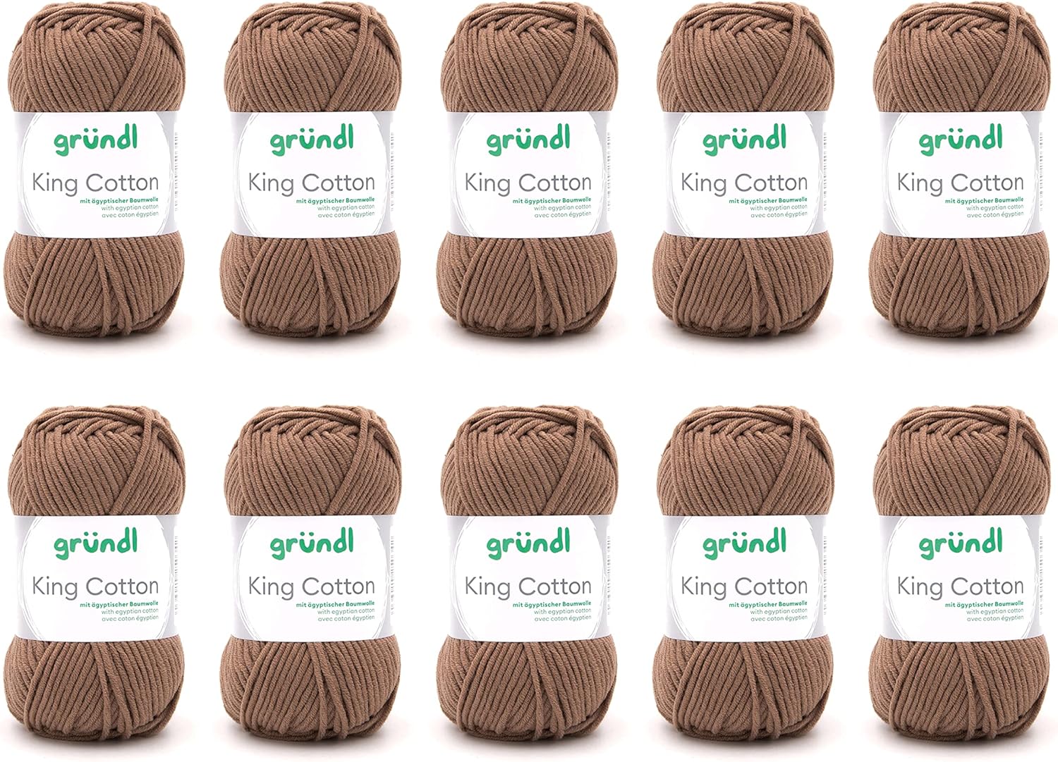 Gründl Wolle King Cotton - dicke Wolle zum Stricken - Strickgarn ...