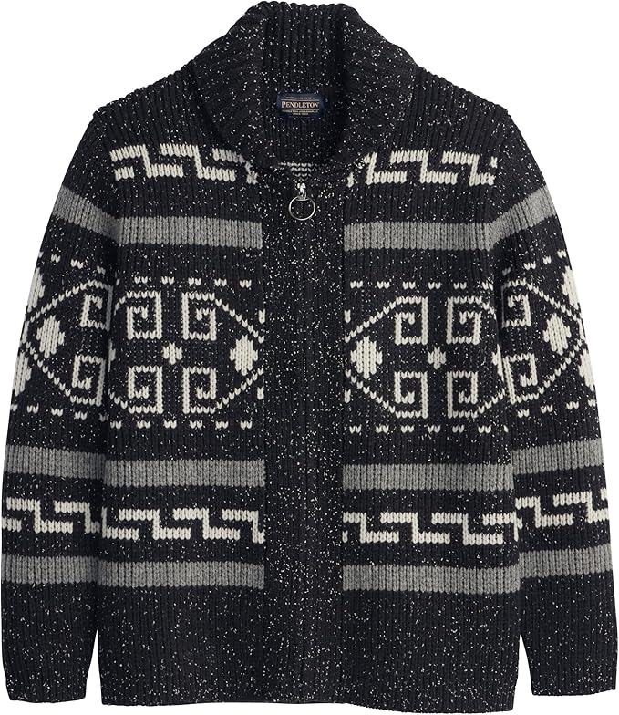 Pendleton The Original Westerley, Cardigan with Zipper, Lambswool-Nylon ...