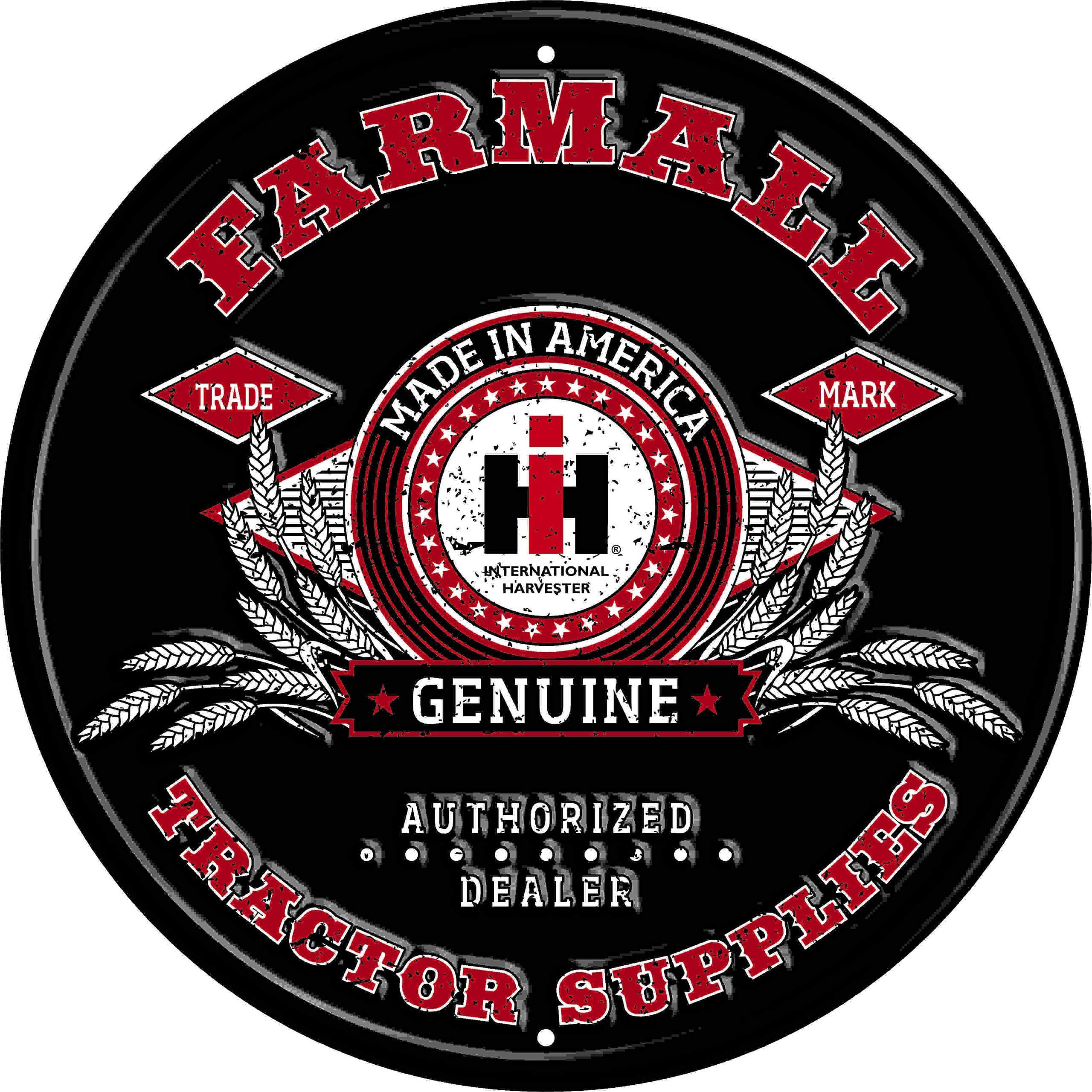 Amazon.com: Case IH 18" Metal Wall Sign - Rustic Red Arrow with Case IH ...