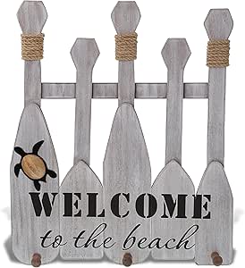 Amazon.com: CoTa Global Coastal Welcome Sign Hanger - Handmade and ...