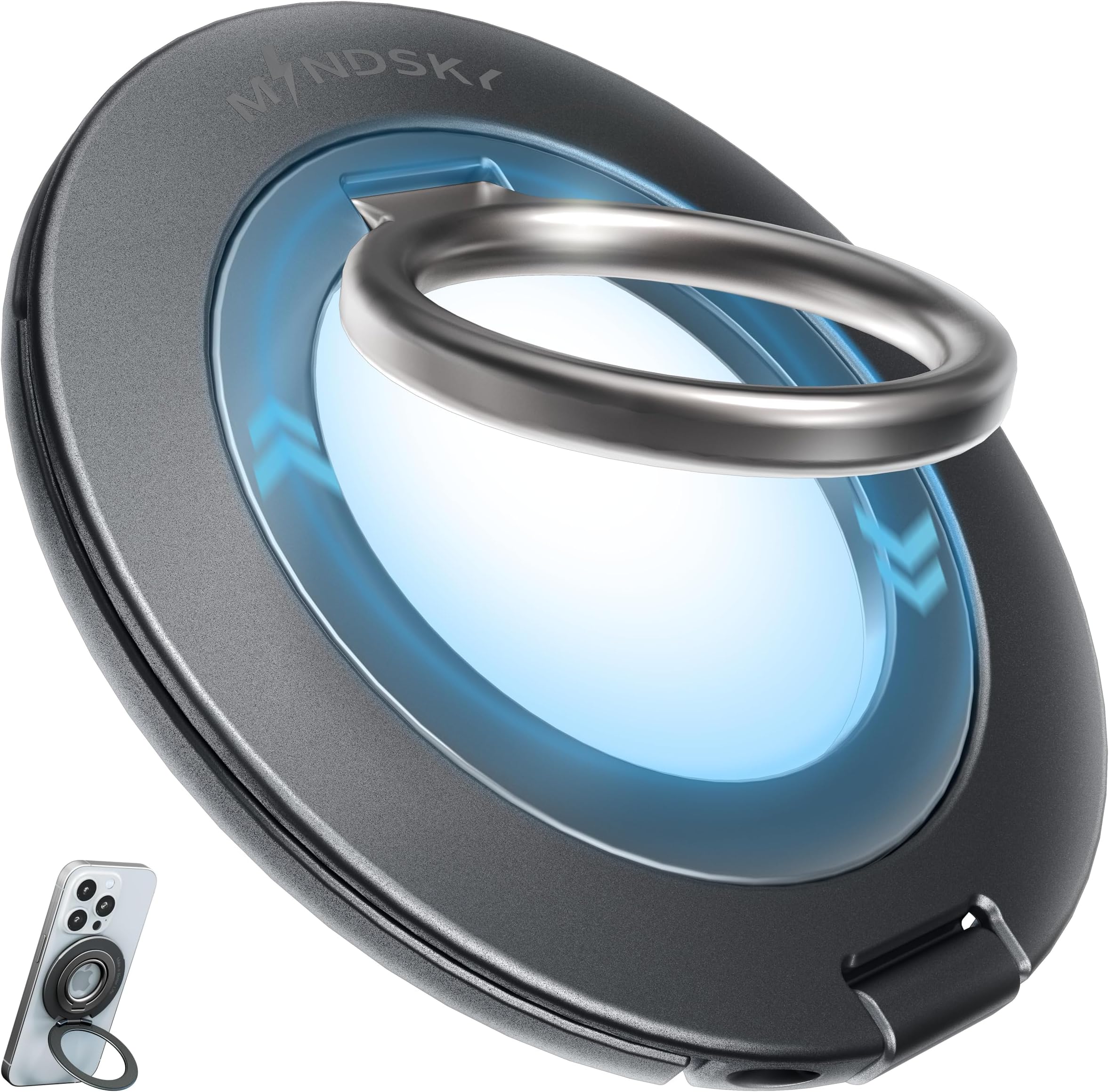 Amazon.com: Magnetic Phone Ring Holder for MagSafe [ Mindsky Ultra Thin ...